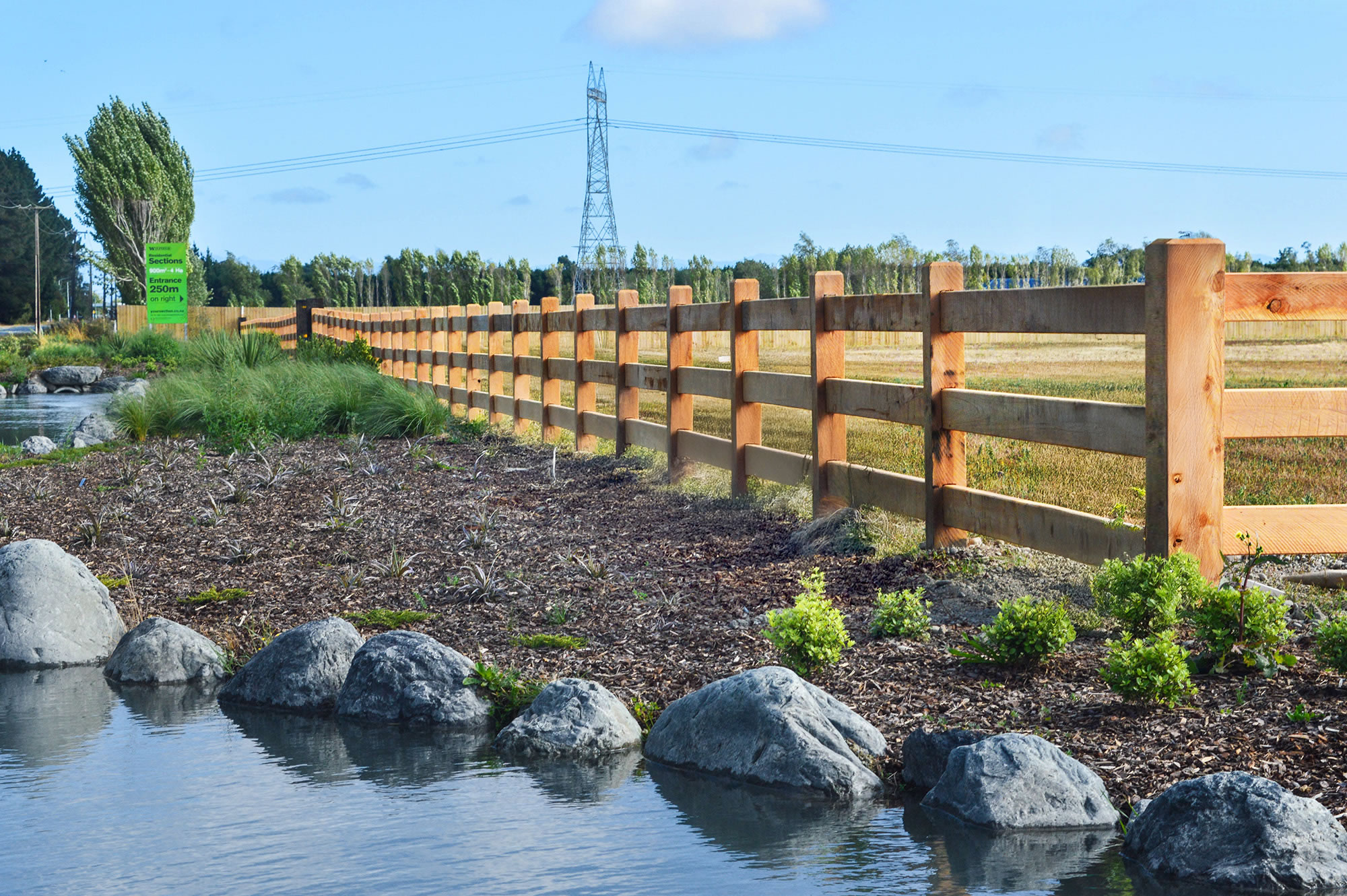 AcreLine 3 Post & Rail Fencing – Timeless Timber Boundary Solutions